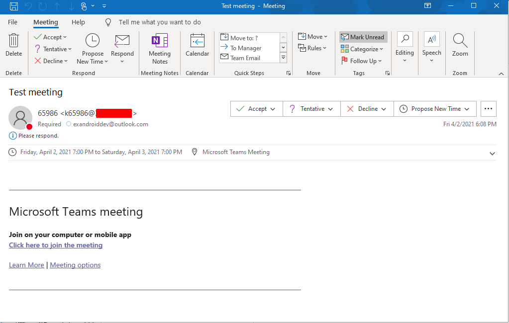 Phishing With Fake Meeting Invite Ex Android Dev